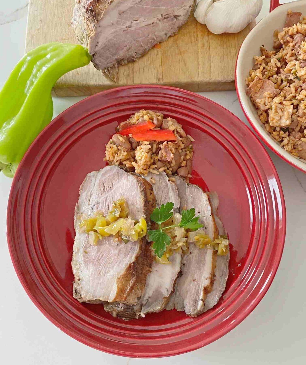 Lig’s Dominican Pernil with Lemon, Oregano & Mojo – Familia Kitchen