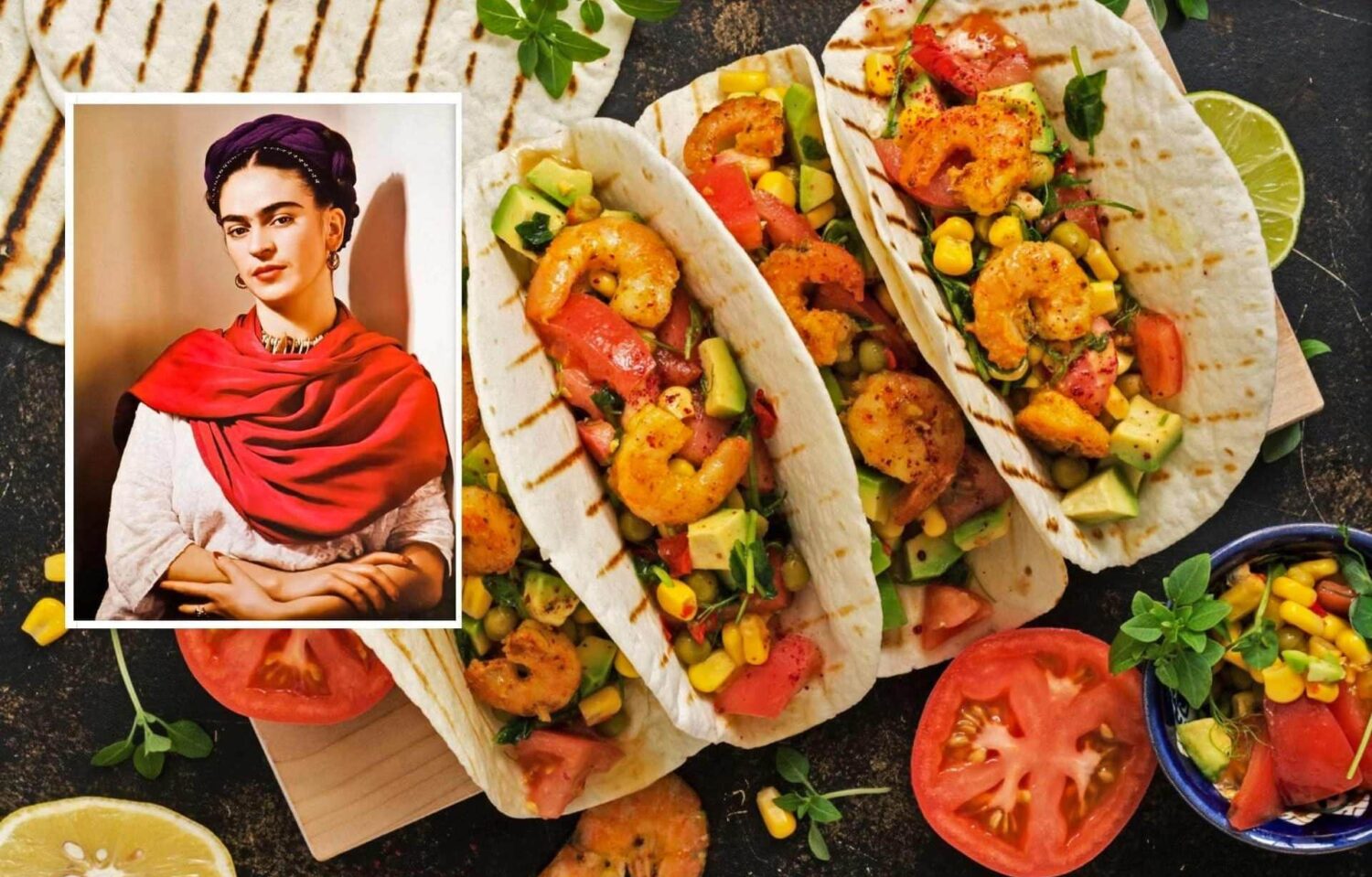 Frida Kahlo’s Shrimp Tacos – Familia Kitchen