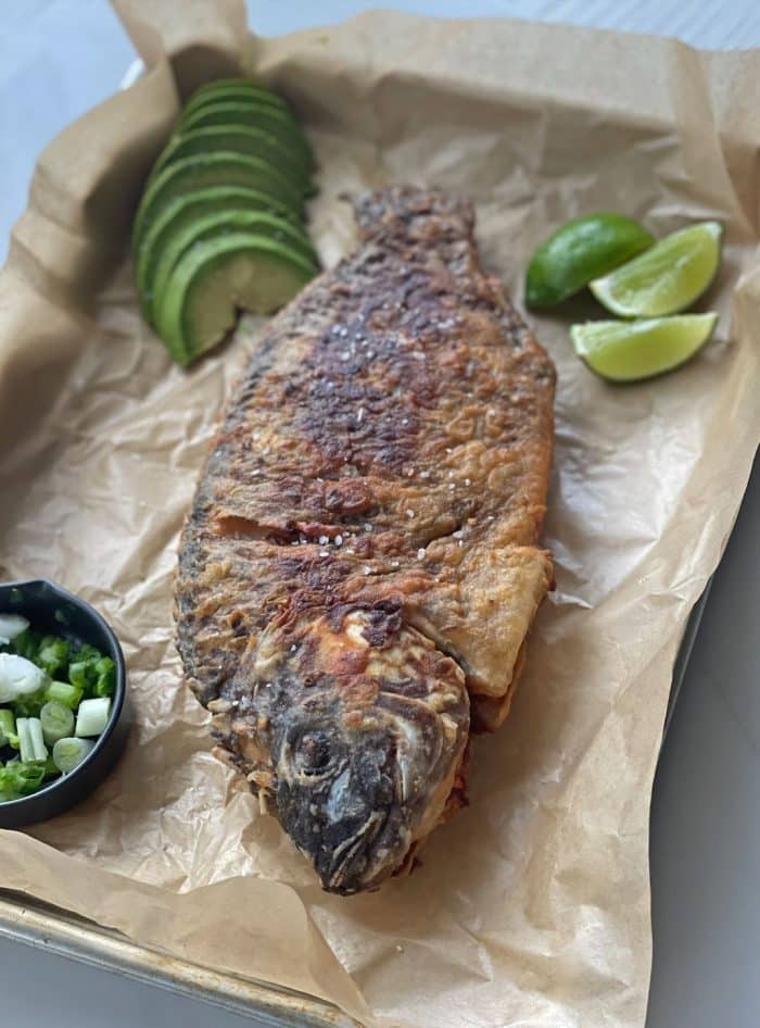 Fried Whole Mojarra, for Colombia Beach Memories – Familia Kitchen