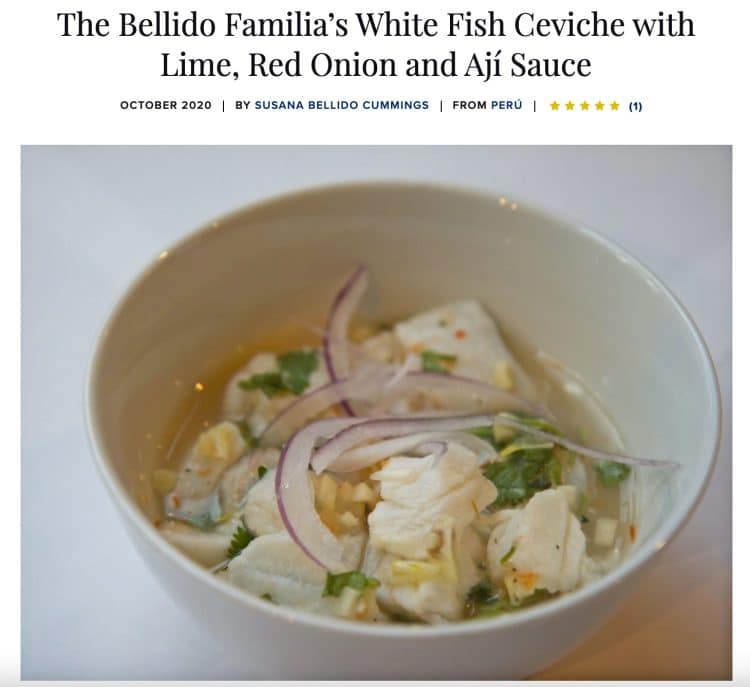 Ceviche, Peru’s Star Starter: History & Ingredients – Familia Kitchen