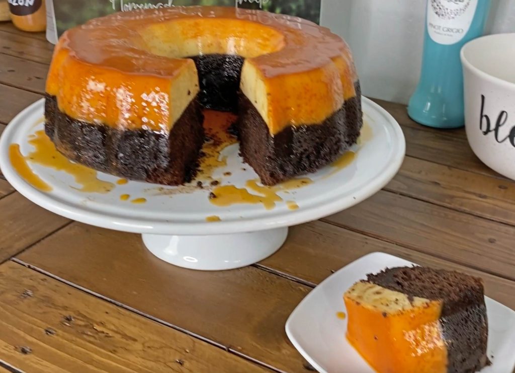The Best Flancocho Ever — Chocolate Cake + Flan – Familia Kitchen