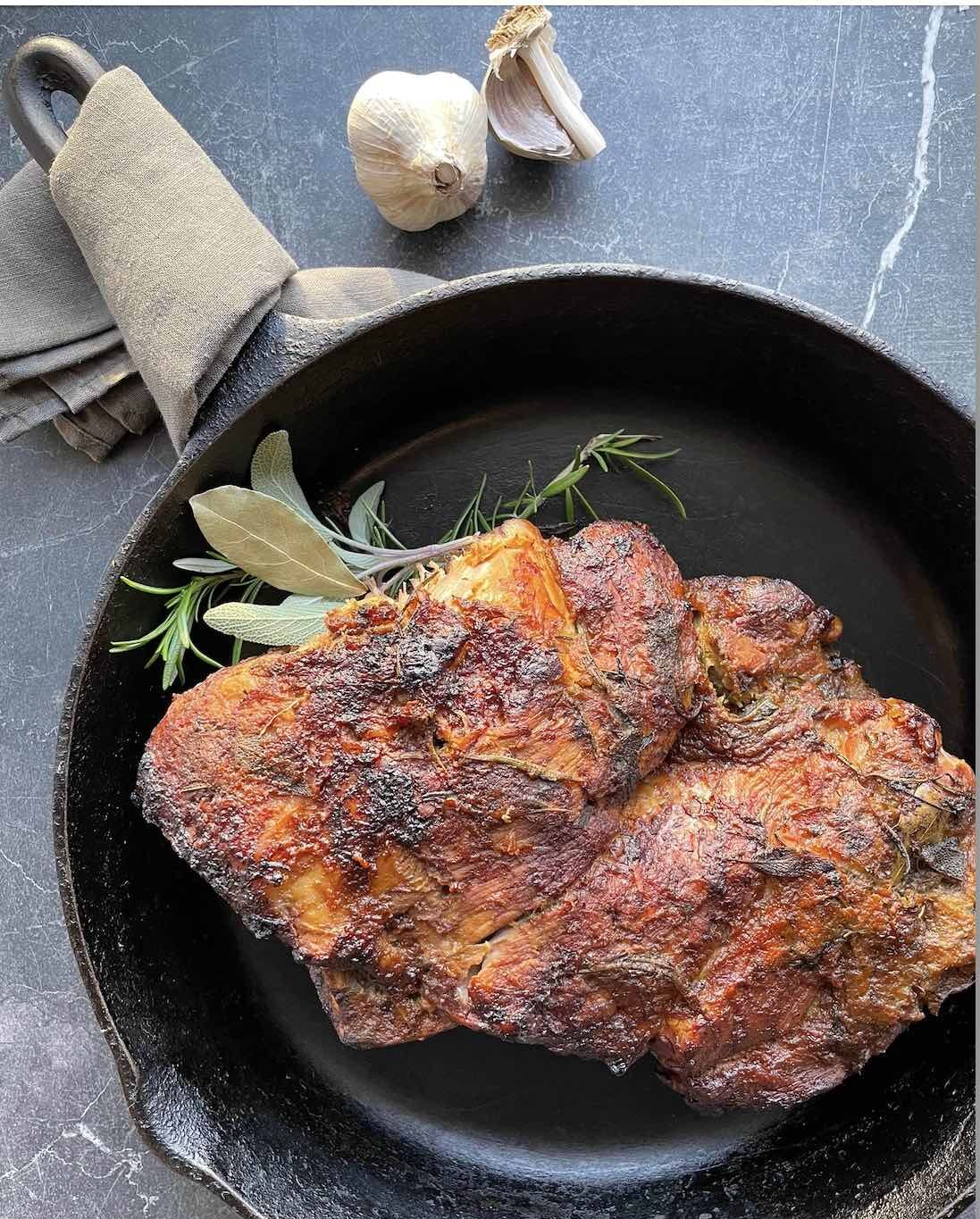 Belqui’s Dominican Pernil with Sazon – Familia Kitchen