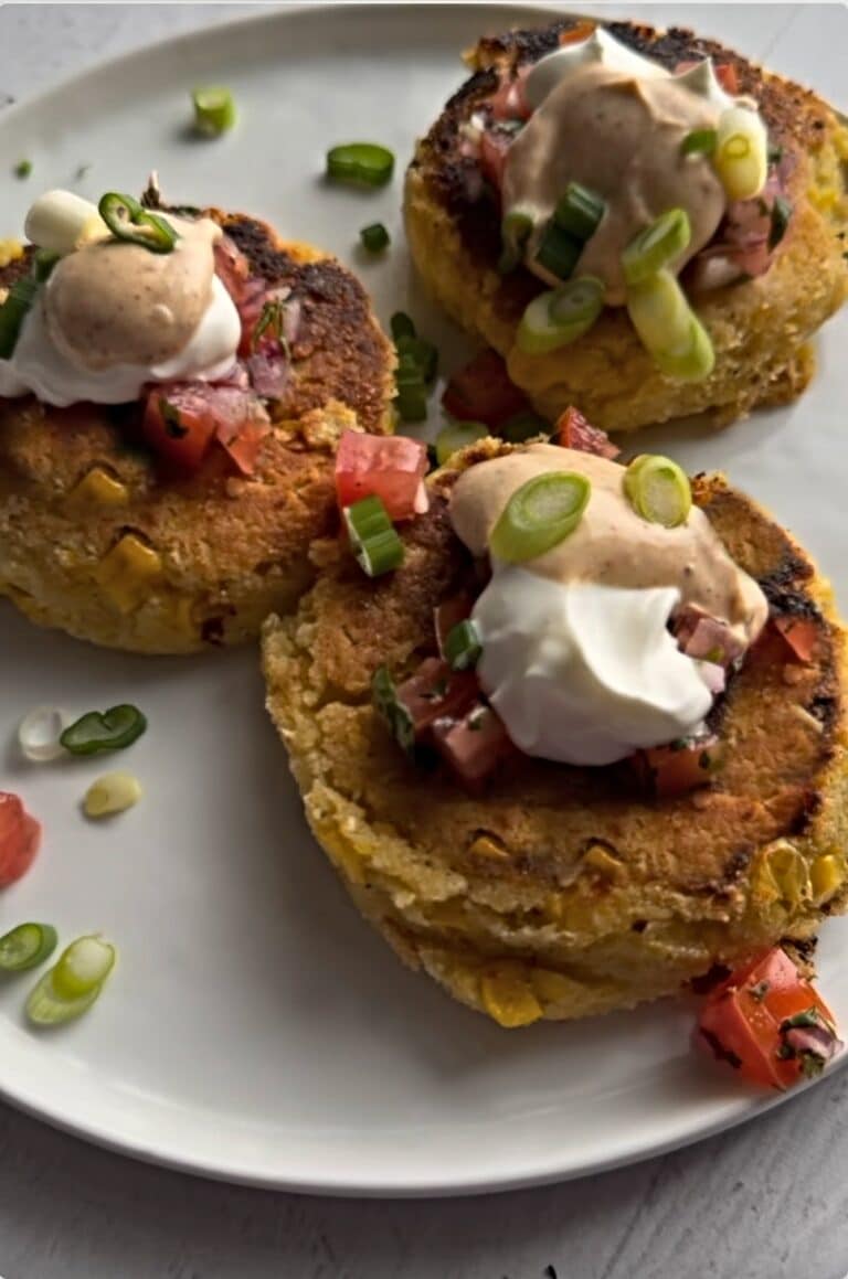 Sweet Tamale Cakes with Salsa Verde & Pico – Familia Kitchen