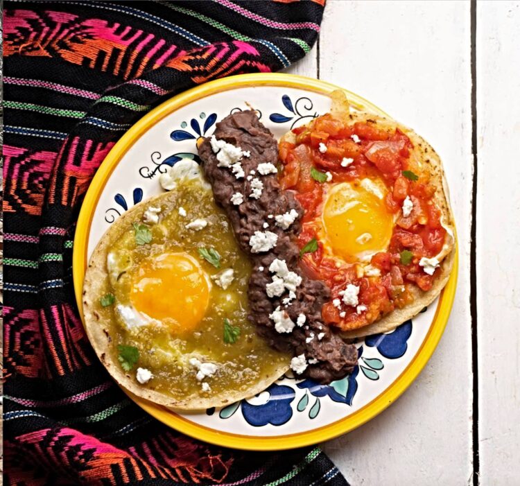 Huevos Divorciados, Eggs with Two Salsas: Red and Green – Familia Kitchen
