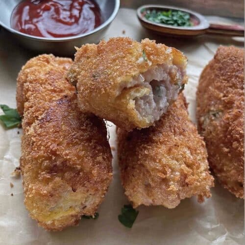 Croquetas de Jamon (Cuban Ham Croquettes) with Mayoketchup – Familia ...